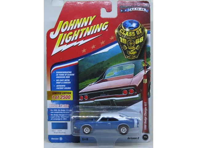 1:64 johnny lightning dodge charger `68