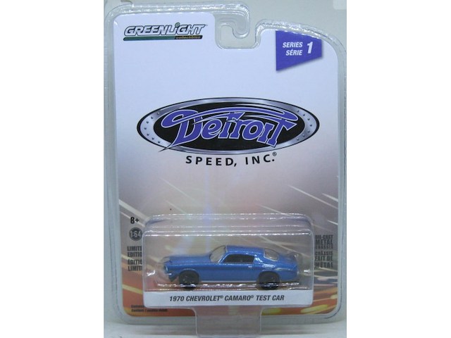 1:64 greenlight chevrolet camaro `70 test car