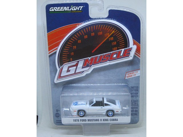 1:64 greenlight ford mustang `78 king cobra