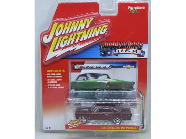 1:64 johnny lightning chevrolet nova `67