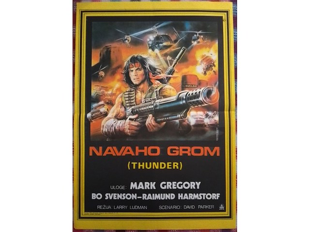 plakat NAVAHO GROM