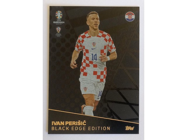 2024 Match Attax UEFA Ivan Perišić Black Edge