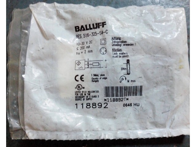 Induktivni senzor BALLUFF 2mm