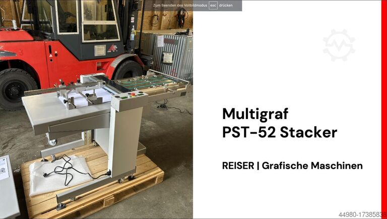 Sistemi konsolidacije
Multigraf PST-52 Stacker