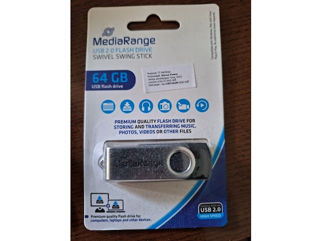 MediaRange USB Flash Memorija 64GB