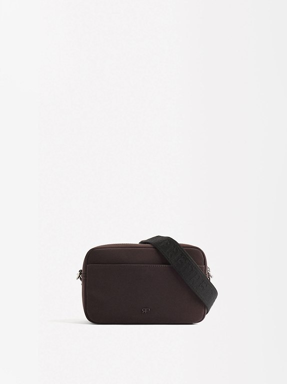 CROSSBODY BAG WITH DOUBLE CLOSURE