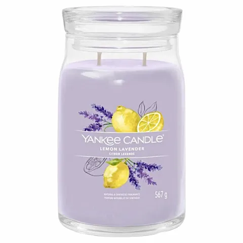 Lemon Lavender Signature mirisna sveća - velika tegla (limun i lavanda)