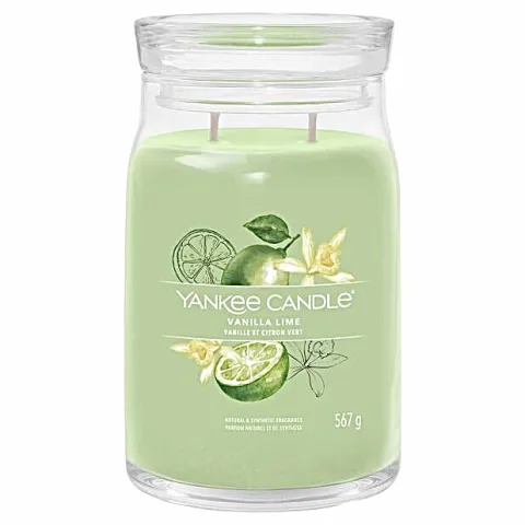 Vanilla Lime Signature mirisna sveća - velika tegla (vanila i limeta)