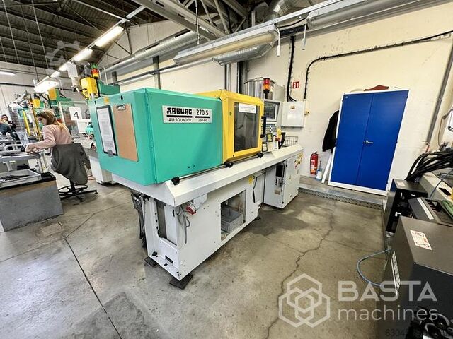 Injekcija moulding mašine
Arburg 270 S 250-60 ( only hours: 38.035 h)