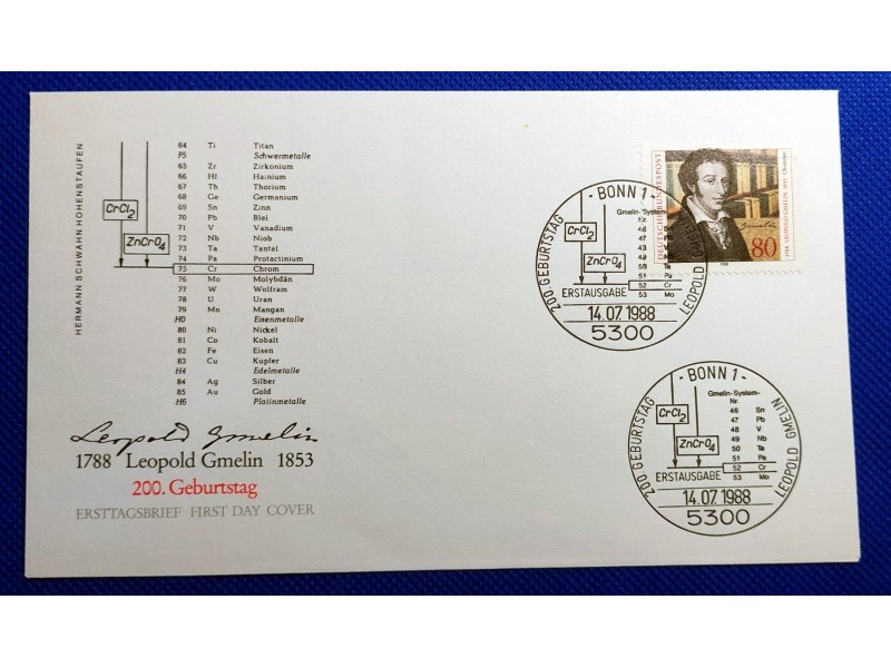 Nemačka BRD FDC 1988.