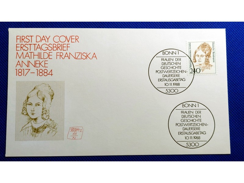 Nemačka BRD FDC 1988.