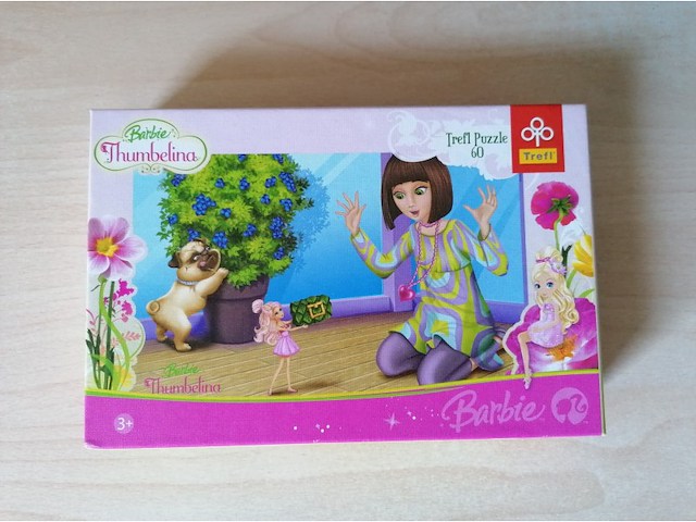 Puzzle Barbie Thumbelina, 60 kom, NOVO