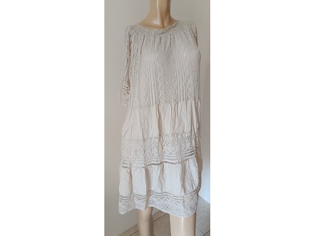 Boho nude  haljina vel.M/L