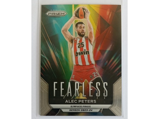 2023/24 Panini Prizm Euroleague Alec Peters Fearless