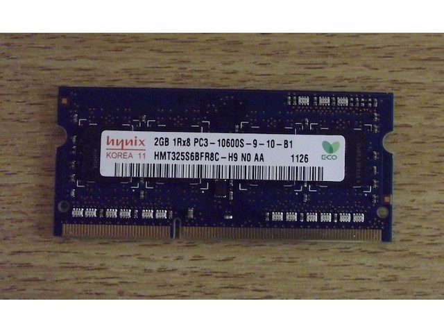 Hynix 2gb ddr3 1333mhz za laptop