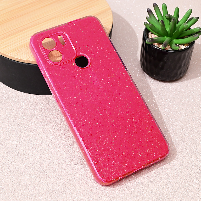 Zastitna maska (futrola) Sparkle Dust - Xiaomi Redmi A1/Redmi A2 tamno pink