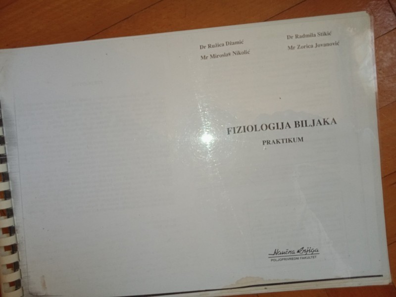 FILOZOFIJA BILJAKA PRAKTIKUM