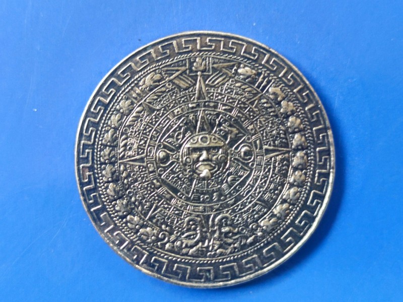 Peru medal inca calendar G.I.D