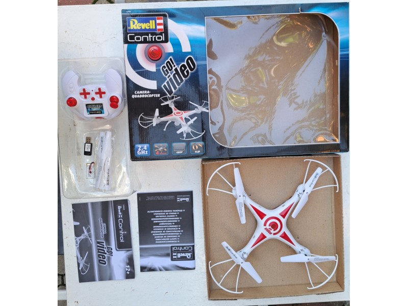 Revell Go Video Quadcopter 480mp Camera Drone