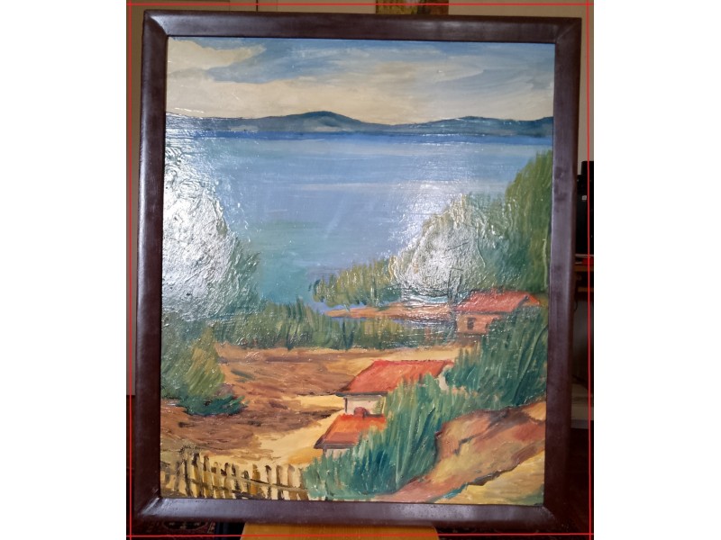 Ohridsko jezero (Ulje na Lesonitu)61x72