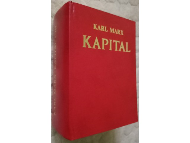 Kapital I-III, kritika političke ekonomije, Karl Marx