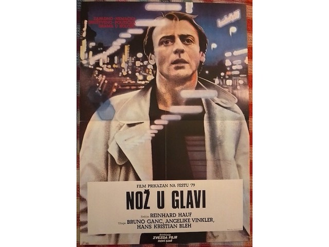 plakat NOŽ U GLAVU