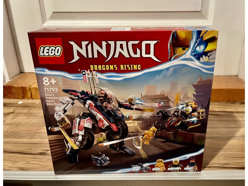 71792 Nov Lego NINJAGO Sorin transformer mek-motor trka