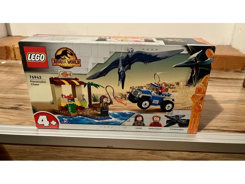 NOV LEGO Svet iz doba Jure 76943 Potera za pteranodonon