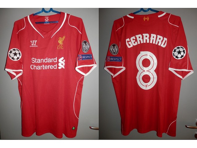 Liverpool dres 2014-15 Steven Gerrard 8