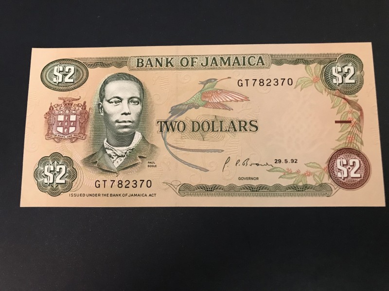 JAMAJKA 2 DOLARA.1992. UNC.