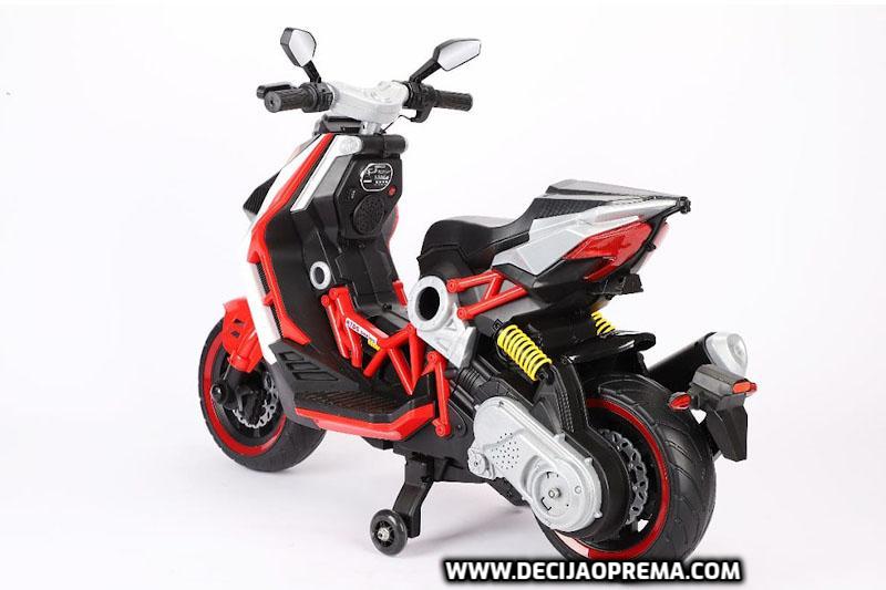 Vespa Sport Style motor na akumulator za decu Crveni