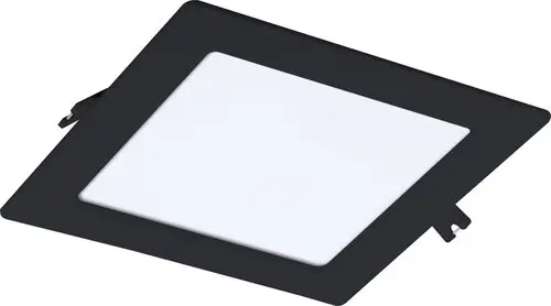 Rabalux Plafonjera Shaun2, 12W, 3000K, Kvadratna, Crna