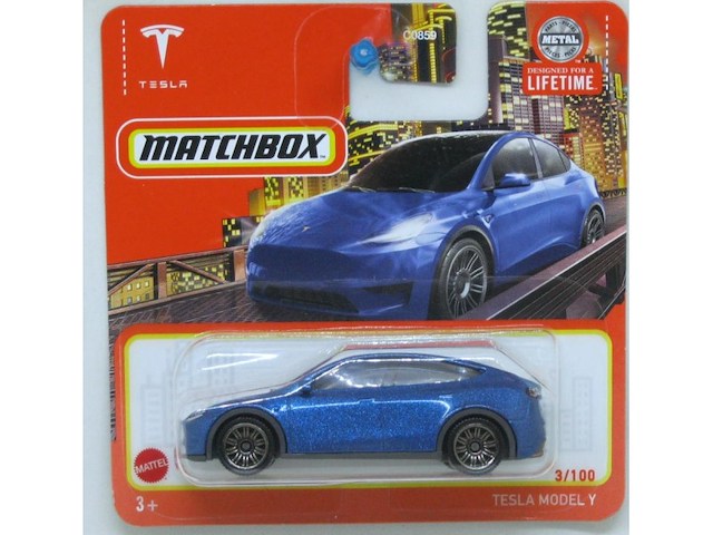 matchbox tesla model Y