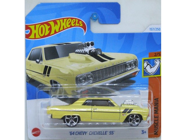 hot wheels chevrolet chevelle `64 SS