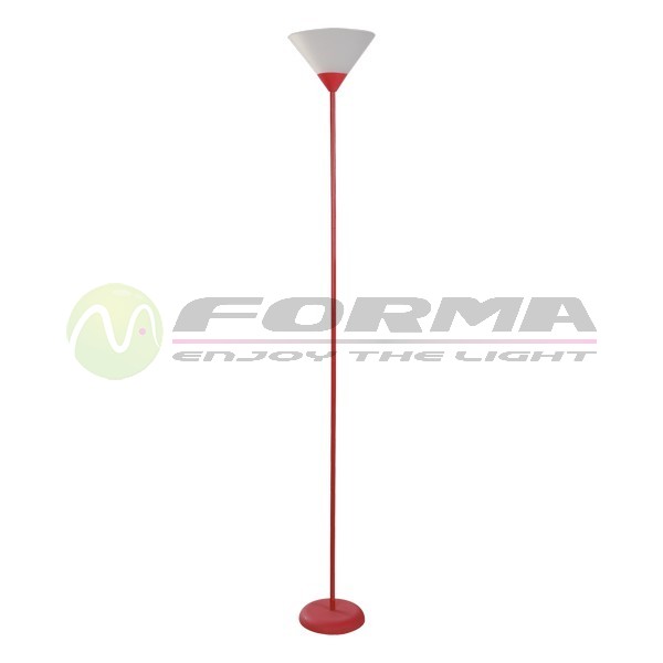 Podna lampa F7112-1F crvena