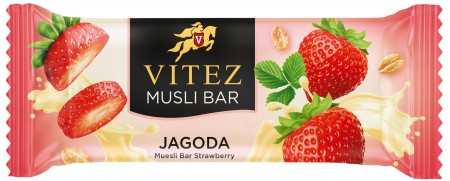 Vitez musli bar jagoda 30g (25/1)