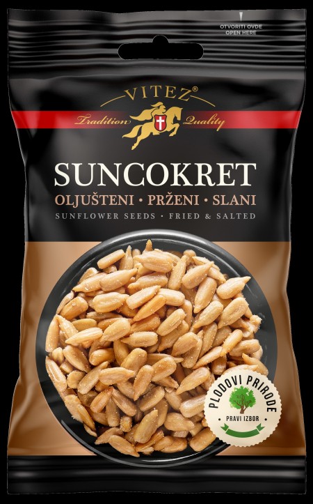 Vitez suncokret oljušteni prženi 60g (30/1)