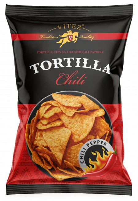 Vitez čips tortilja chili 180g (17/1)