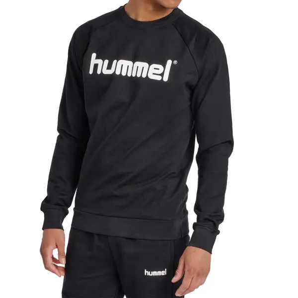 HUMMEL Muški duks HMLGO COTTON LOGO crni