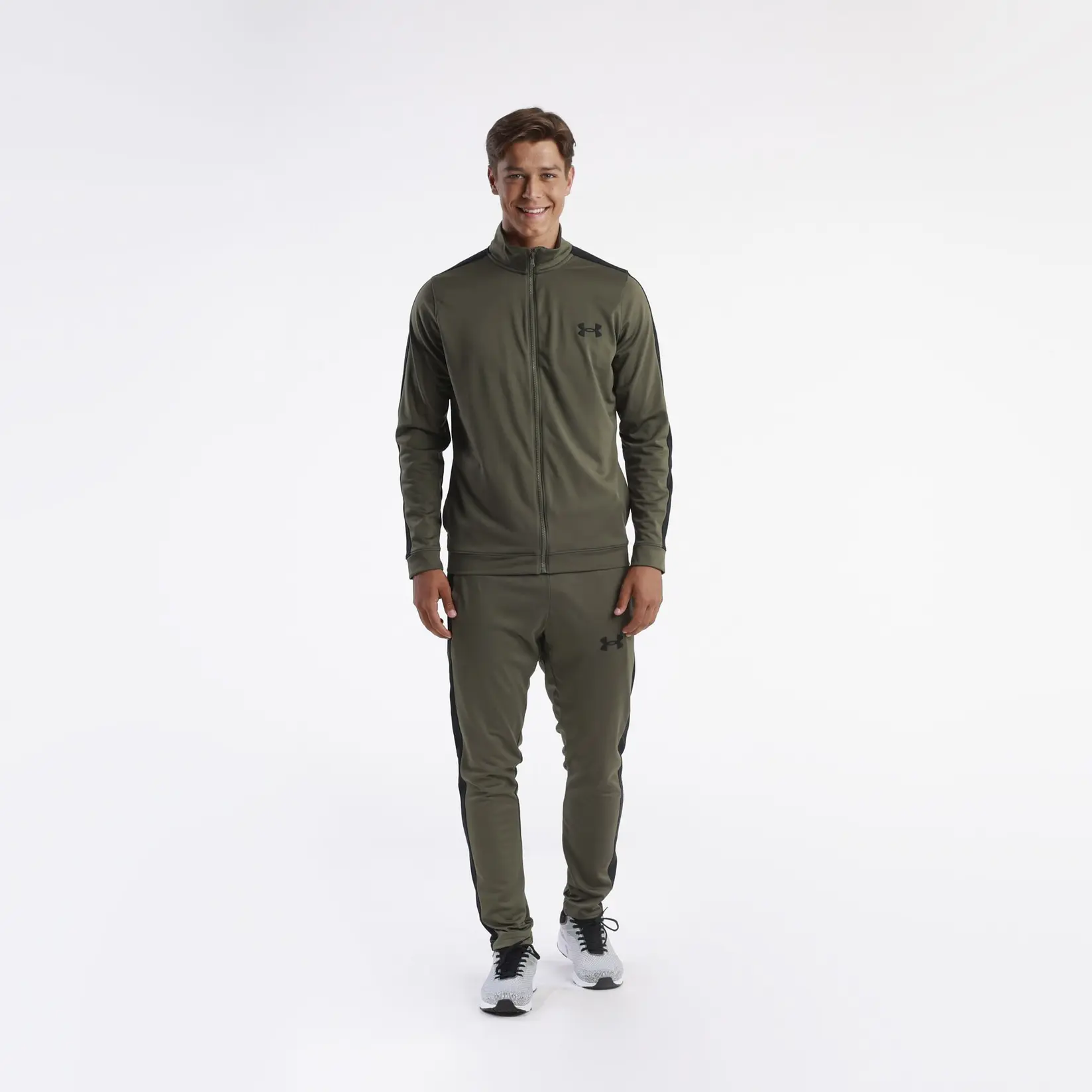 UNDER ARMOUR Muška komplet trenerka Knit Track Suit 1357139-390 maslinasta