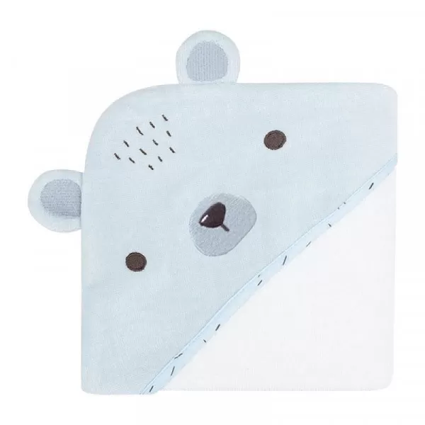 Peškir Kikka Boo Bear with me blue-Soft Cotton