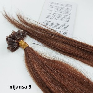 PRIRODNI PRAMENOVI SA KERATINOM 60 CM Nijansa 5