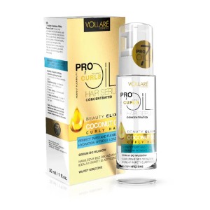 VOLLARE Serum za kosu VOLLARE Pro Oil Perfect Curls sa kokosovim uljem za kovrdžavu i talasastu kosu