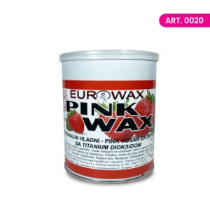 EUROWAX Vosak Pink titanium JAGODA 800ml