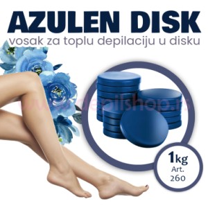 EUROWAX Topli vosak DISK Azulen 1kg