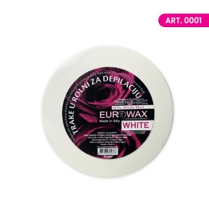 EUROWAX Depil rolna bele boje 100m