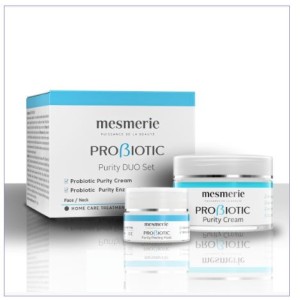 MESMERIE PROBIOTIC PURITY DUO SET za negu lica - krema & 3 u 1 enzimska piling maska