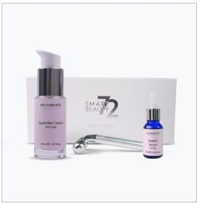 MESMERIE ANTI-AGE SET PROTIV STARENJA ZA HIDRATACIJU (serum, krema, masažer)