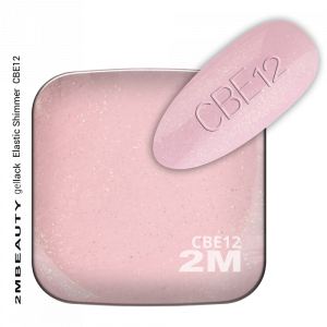 2M BEAUTY w GEL LAK - COLORED BASE ELASTIC SHIMMER CBE12 13ml