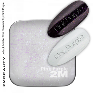 2M BEAUTY GEL LACK - MASTER COOL SHIMMER TOP - PINK 13 ml